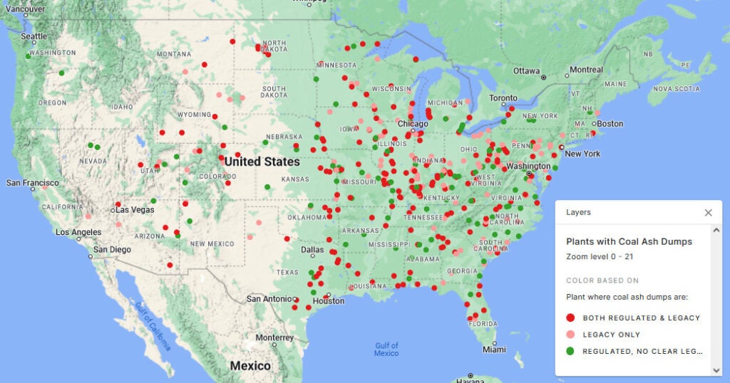Where are Coal Ash Dump Sites? - Earthjustice