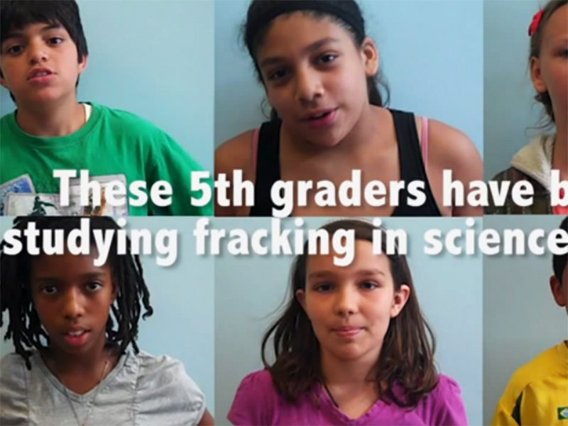 Kids Speak Up On Fracking - Earthjustice